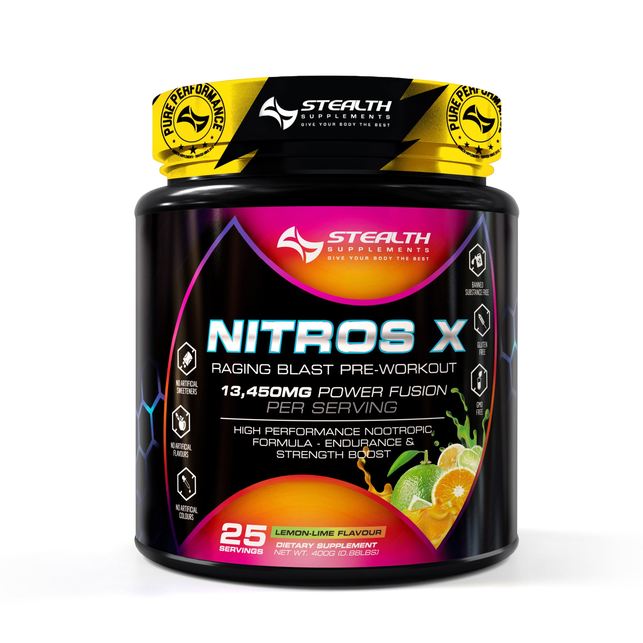 Raging Blast Pre-Workout Protein Powder Supplements | Stealth Nitros X ...